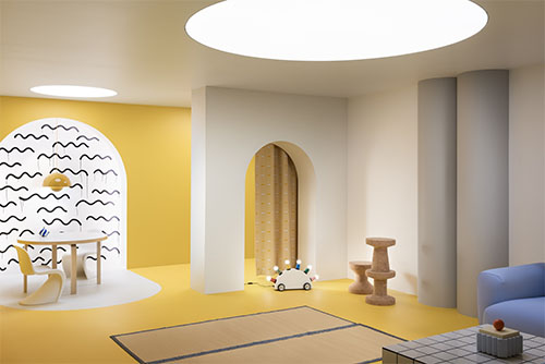 Safe and inspiring play area for children - Teknos