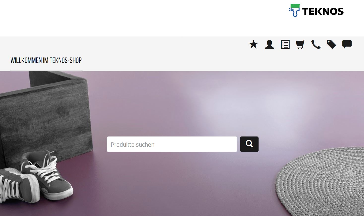 Umstellung Webshop - Teknos